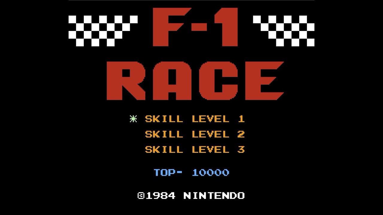 1984年11月2日【F1レース】/F1 Race NES Games - YouTube