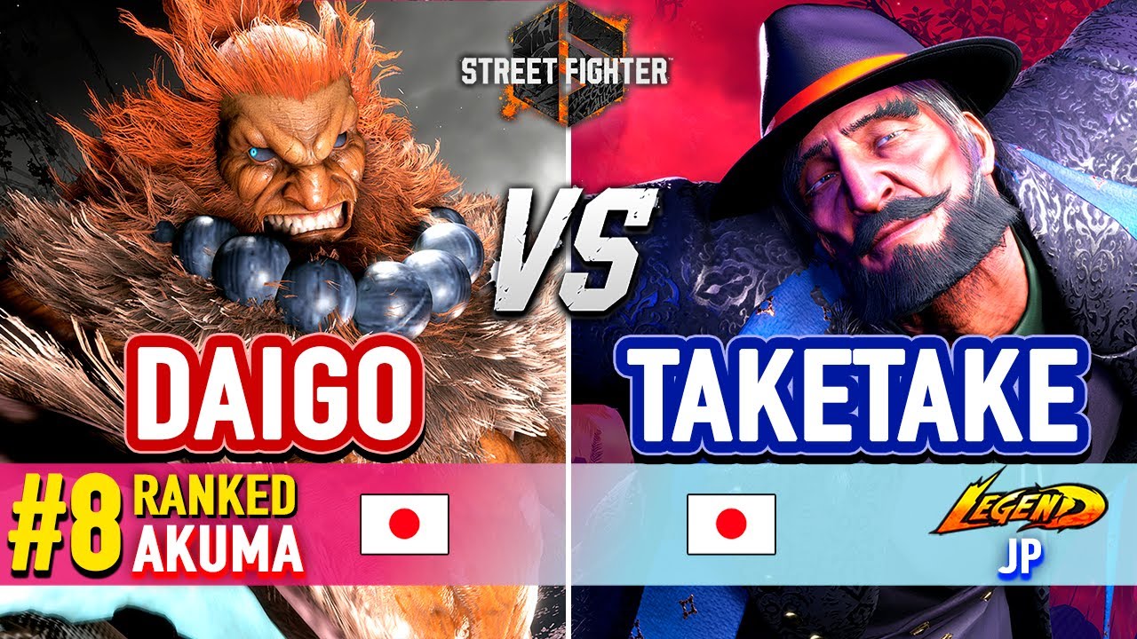 SF6 🔥 DAIGO (#8 Ranked Akuma) vs TAKETAKE-PIANO (JP) 🔥 Street Fighter 6 High Level Gameplay ...