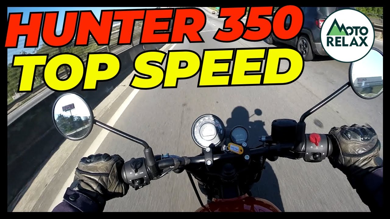 Hunter 350 TOP SPEED! E como ela se comporta na estrada? - YouTube