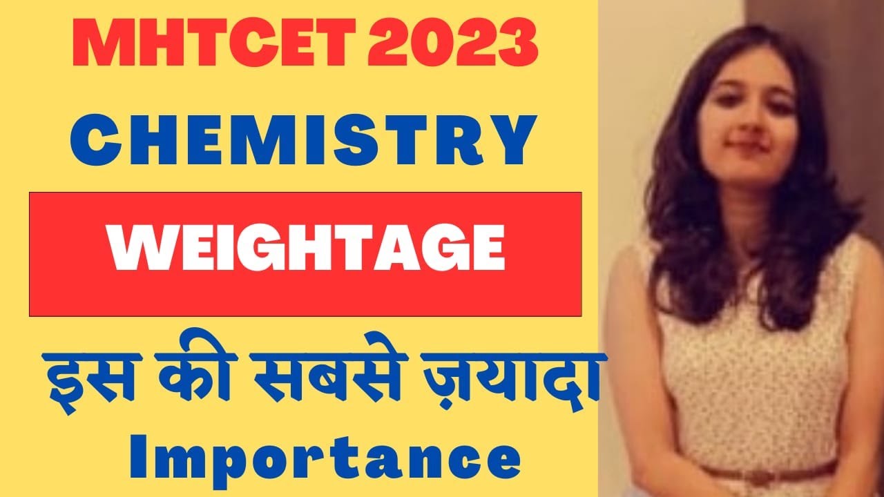 MHT CET 2023| 180 MARKS IN 40 DAYS| SCORE 99+ PERCENTILE IN CHEMISTRY ...