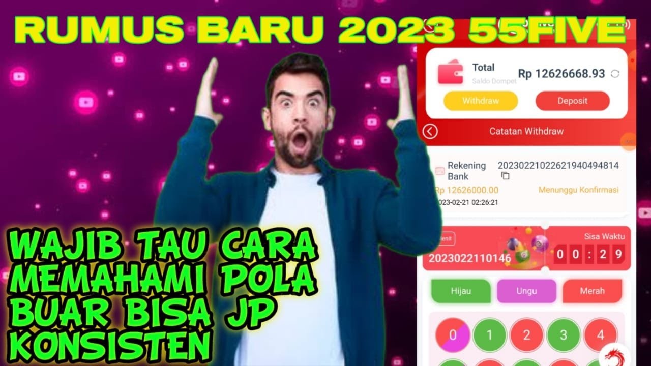 rumus & trik langsung jp pake rumus ini 55five mantul #55five - YouTube