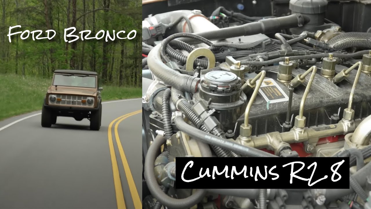 Driving a Cummins R2.8 in a Ford Bronco - YouTube