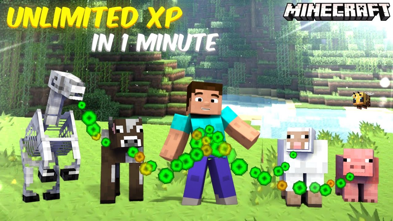 I Got Unlimited Xp In One Minute | Easiest Xp Farm Minecraft | I Made ...