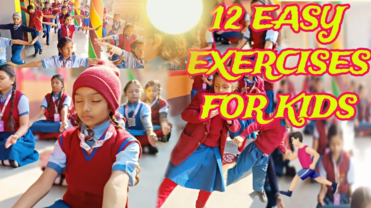 🏋️Easy and Fun Exercises for Kids 🏃ll - YouTube