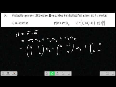 Mastering Quantum Mechanics: Solve JEST Physics Questions with Ease! Part 9|Eigenvalues of ...