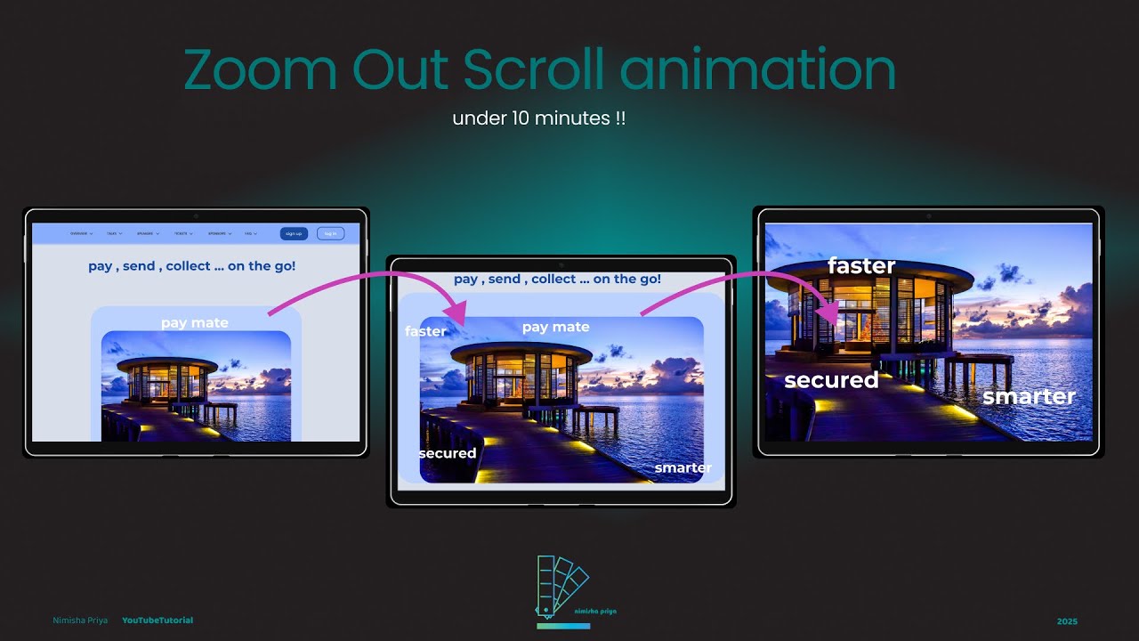 Zoom out scroll animation in Figma under 10 minutes !! - YouTube