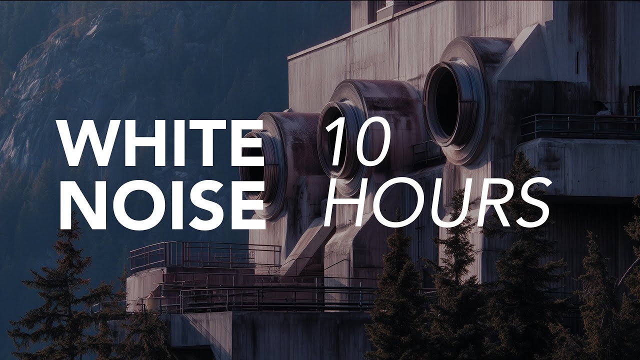 Wide Stereo Hum White Noise & Soft Hiss — Calming Ambient Noise for ...