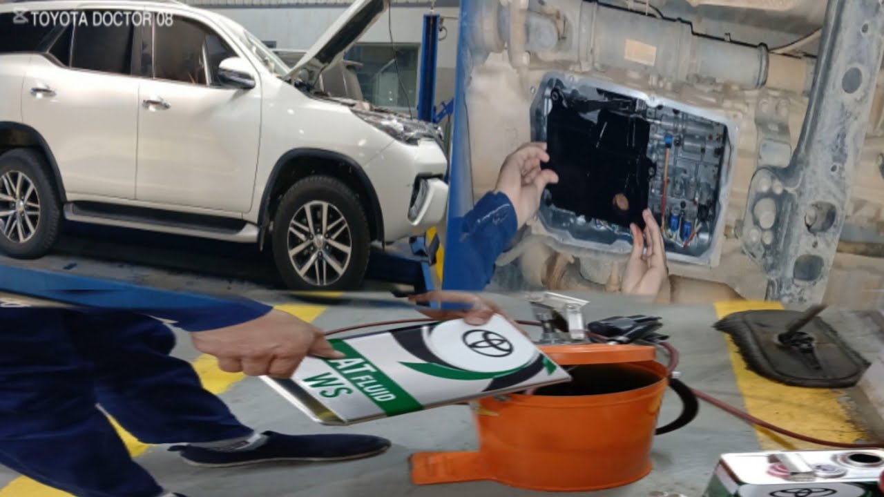 how to change automatic transmission fluid Toyota fortuner 2019model ...