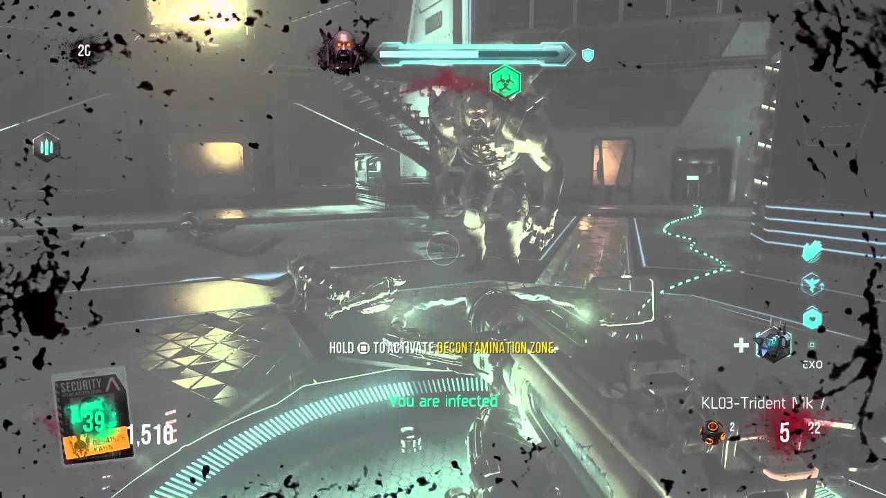 Advanced Warfare Descent Exo-Zombies First Attempt Round 29 (Part 2 ...