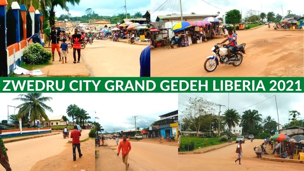 A TYPICAL DAY IN ZWEDRU CITY, GRAND GEDEH COUNTY, LIBERIA WEST AFRICA ...