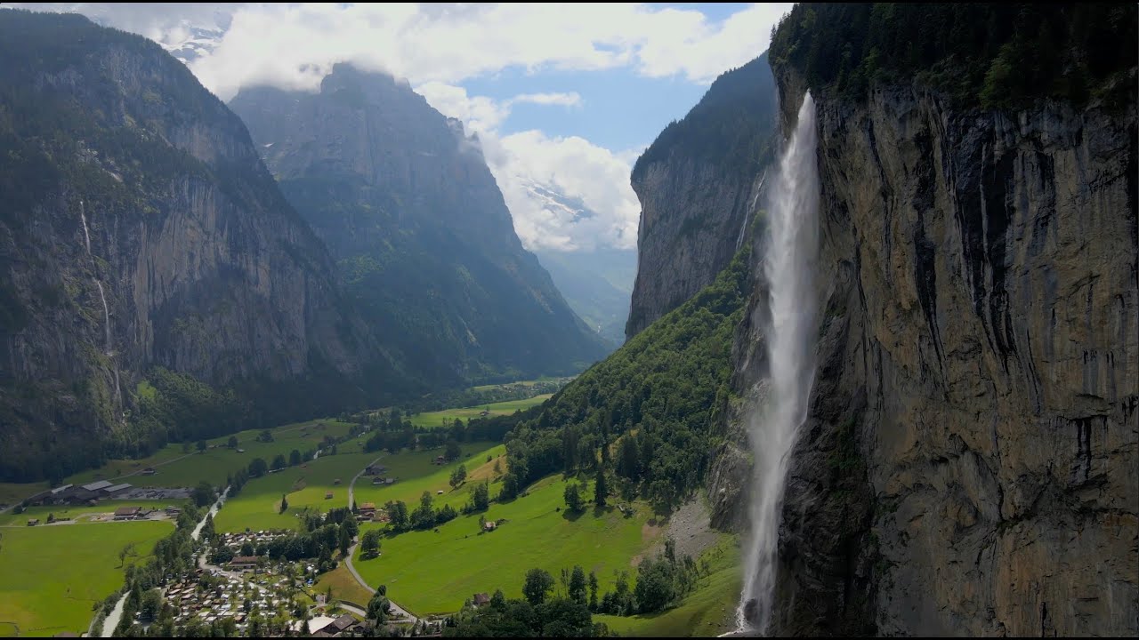 Lauterbrunnen la vallée des cascades. - YouTube
