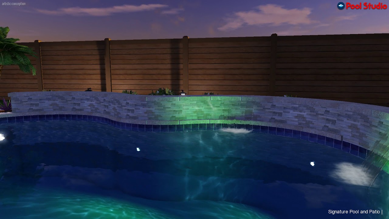Signature Pool and Patio - YouTube