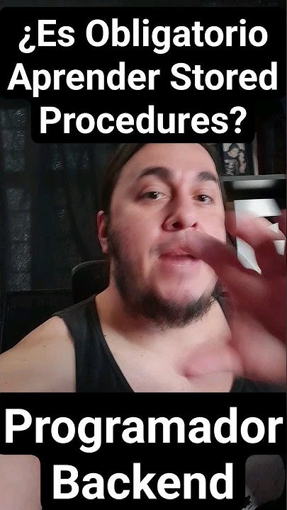 ¿es Obligatorio Aprender Stored Procedures Como Programador Backend Shorts Programming Sqlemk 5659