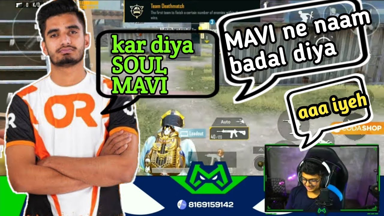 MAVI name changed to soul mavi | MAVI joining soul | - YouTube