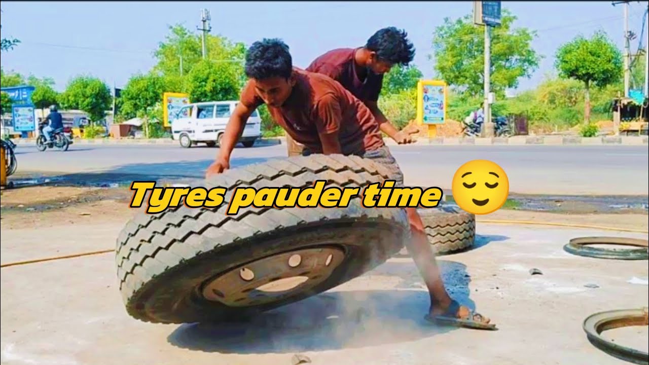 Tyres pauder time पाउडर टाइम#ytvideo#viralvideo#India#mjvlogger - YouTube
