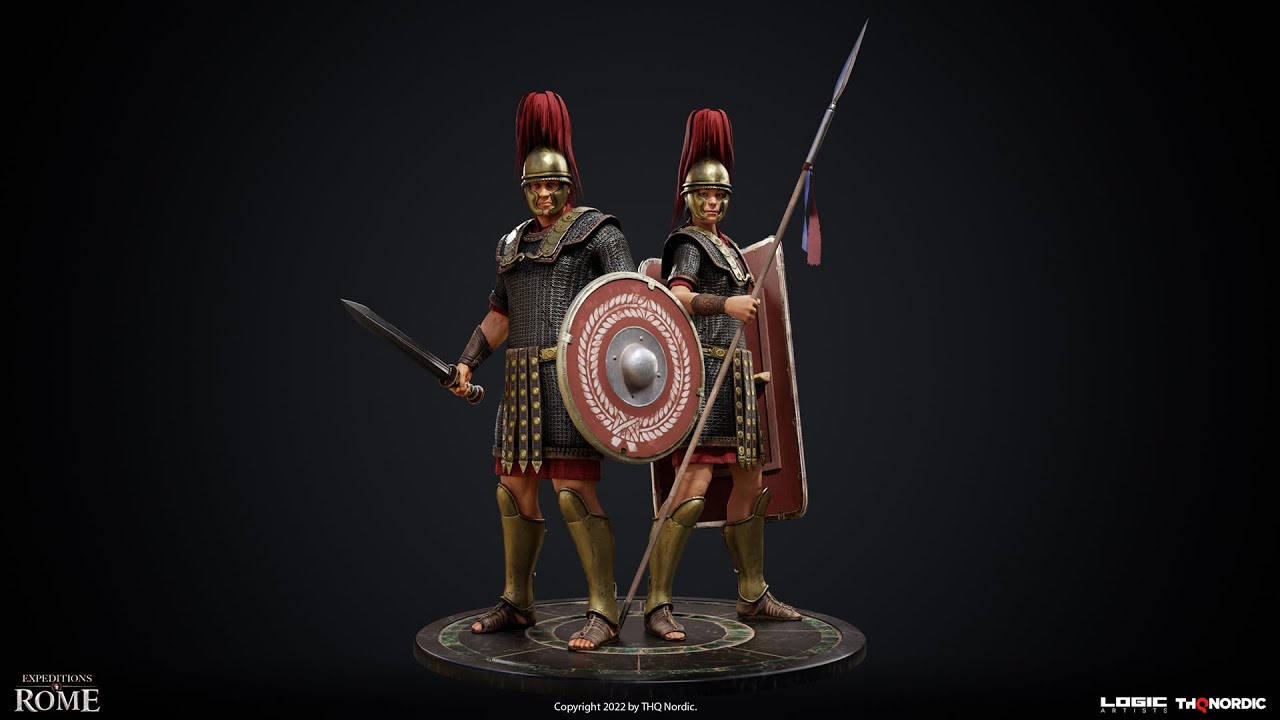 Expeditions: Rome Princeps male and female armor sets - YouTube