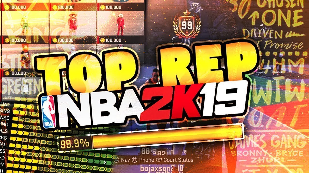 NBA 2K19 BEST METHOD FOR REP - YouTube
