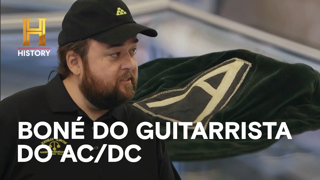 Preço do boné original do guitarrista do AC/DC | TRATO FEITO | HISTORY ...