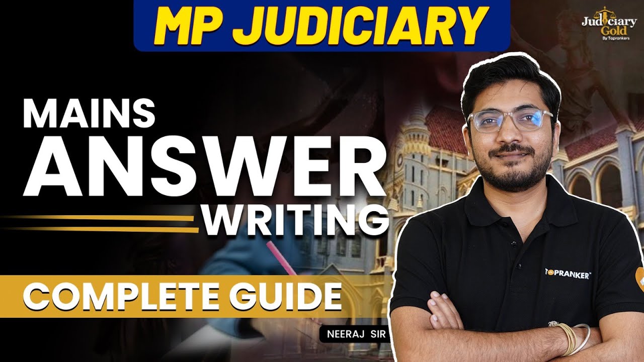 General Format of Mains Answer Writing | MP Judiciary 2023 - YouTube