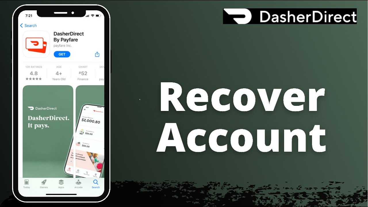 How to Reset Dasher Direct Password | Recover DasherDirect Account 2021 ...