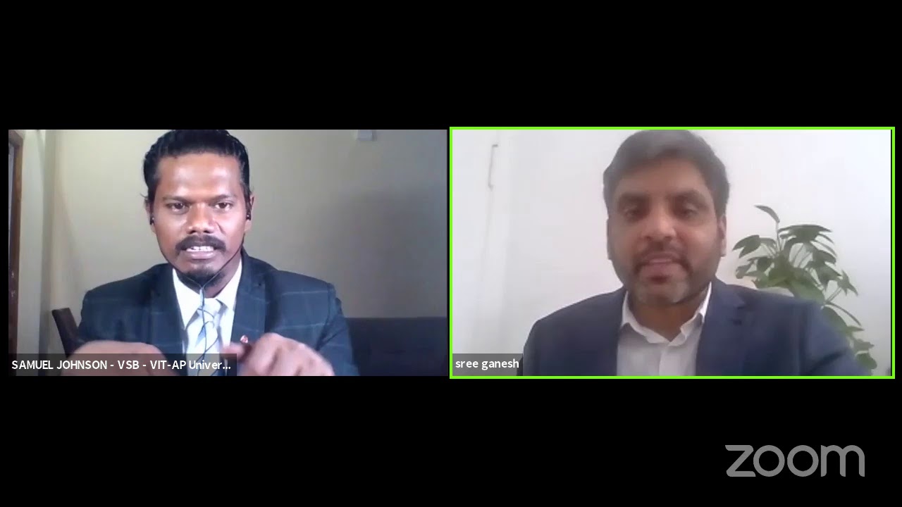 Dr. Sree Ganesh T from Germany in Interview with Prof. Samuel Johnson ...