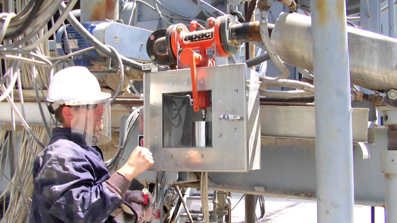 Safe Sampler Liquid Asphalt System - YouTube