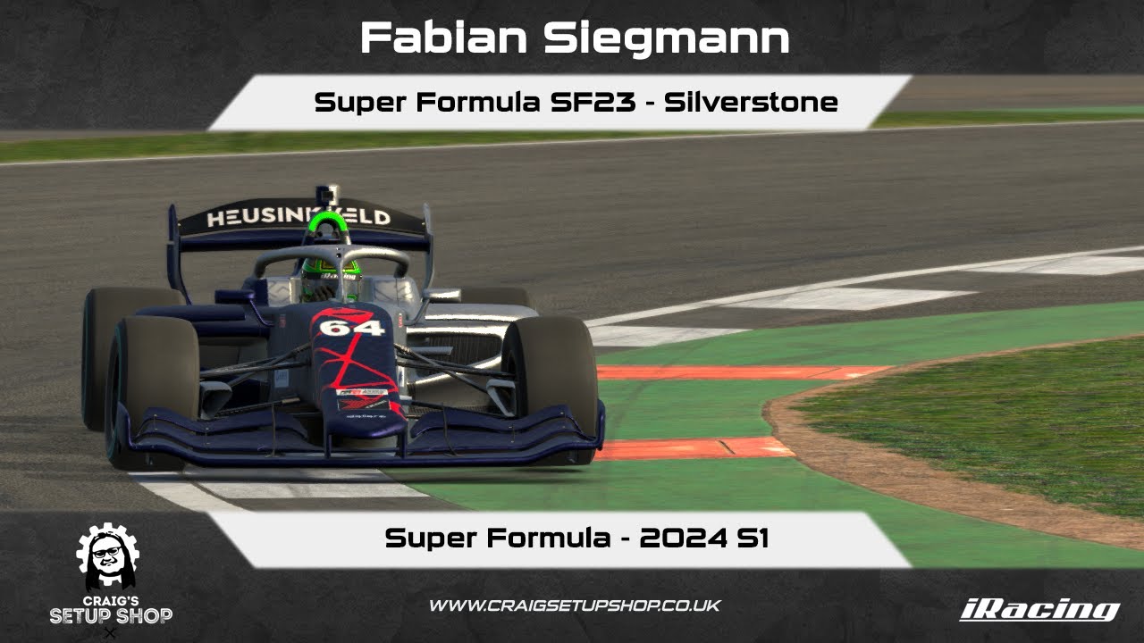 iRacing - 24S1 - Super Formula SF23 - Super Formula - Silverstone - FS ...