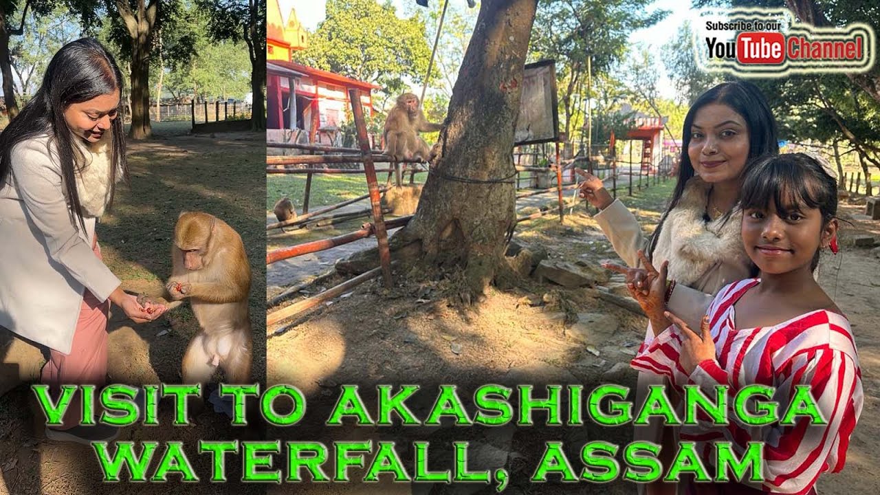 Visit to Akashiganga Waterfall, Assam ll Vlog 100 ll #dailyvlog #vlog # ...