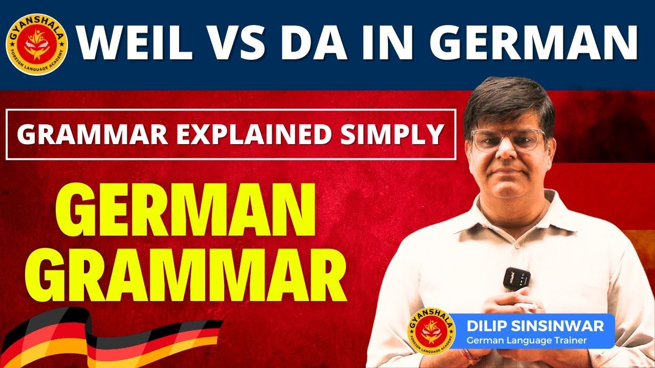 Weil vs Da in German | How to Say "Because" in German | Grammar ...