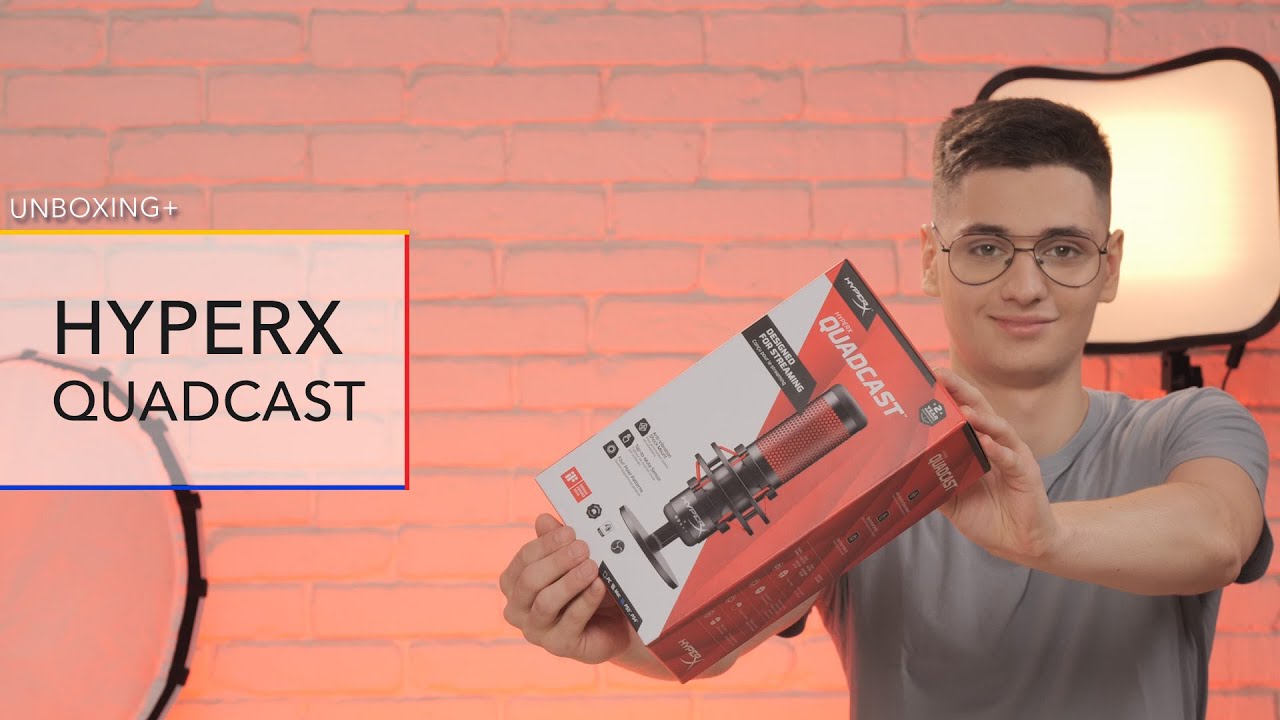 HyperX Quadcast – unboxing + pierwsze wrażenia – RTV EURO AGD - YouTube