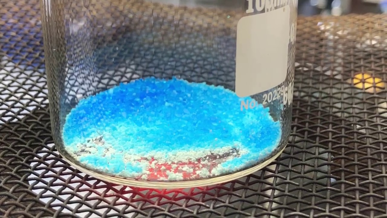 Lab 13 Formula of a hydrate - YouTube