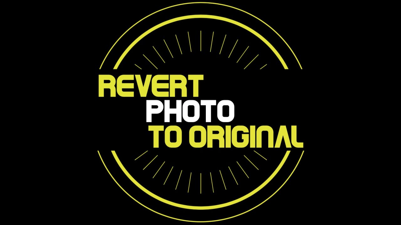 How to revert or restore photo back to original on MacBook - YouTube