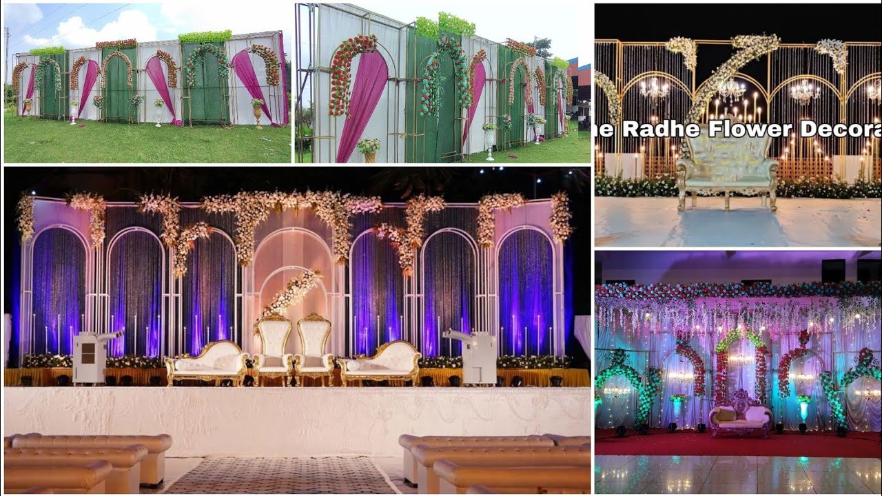 New Design Stage Decoration || Wedding Stage Decor || Jainal Stage ...