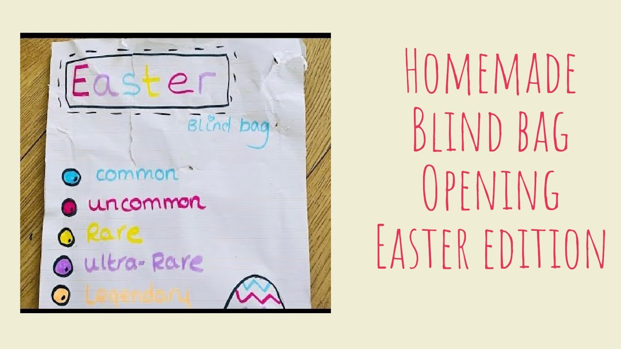 How to Make a homemade blind bag! - YouTube