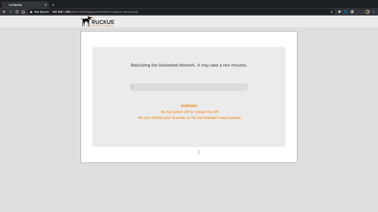 Ruckus Unleashed Online Software Upgrade - YouTube