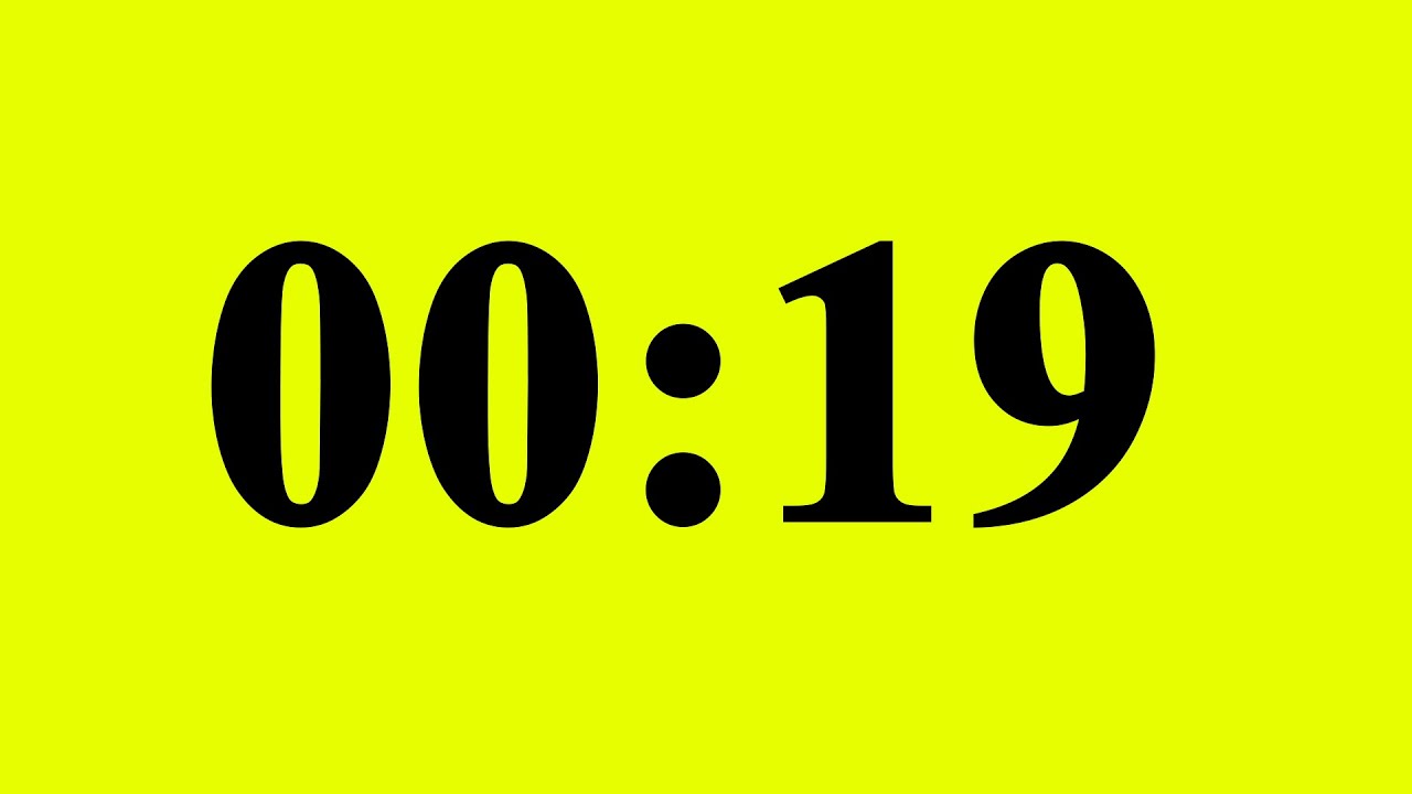 19 Second Timer - YouTube