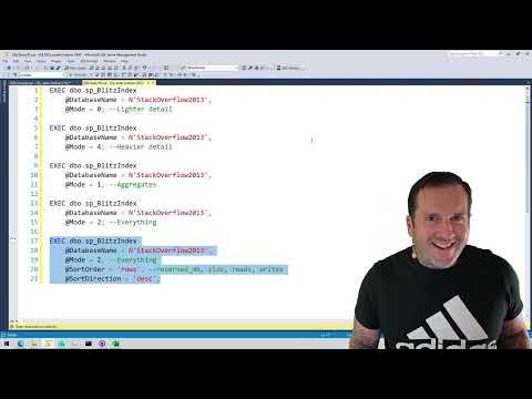 How I Use sp_BlitzIndex To Find Indexing Problems In SQL Server Databases - YouTube