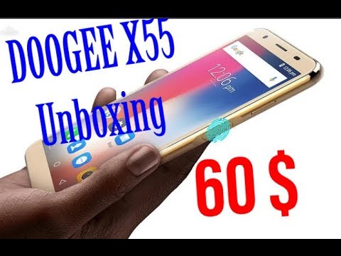 DOOGEE X55 Unboxing - فتح علبة ومراجعة الهاتف