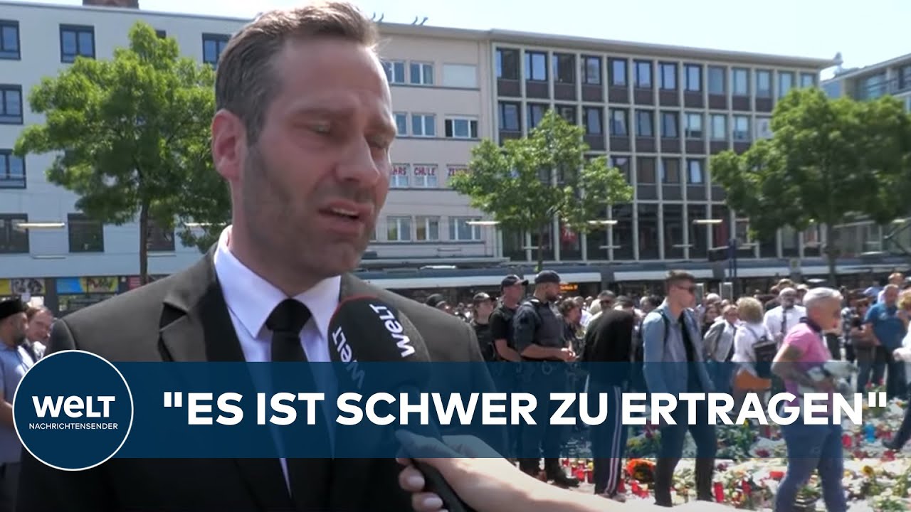 MANNHEIM GEDENKT: Große Trauer - "es ist schwer zu ertragen" - YouTube