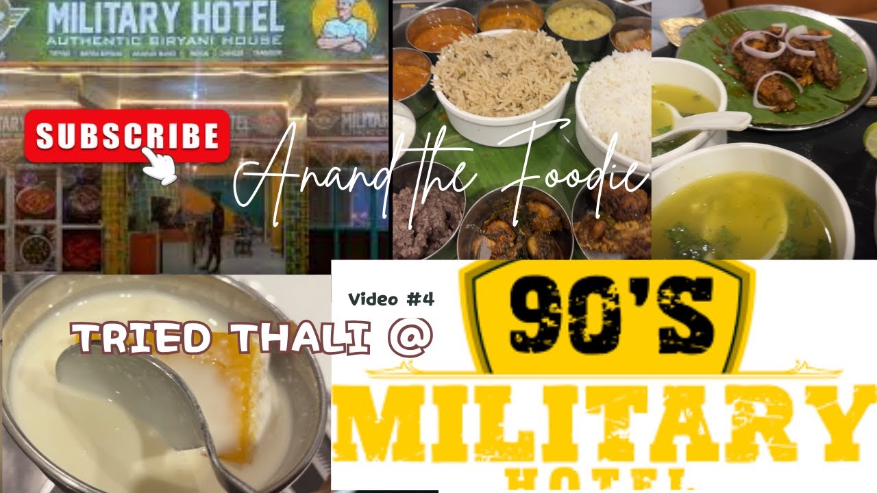 I tried Major Thali @ 90's Military hotel |they gave me something ...