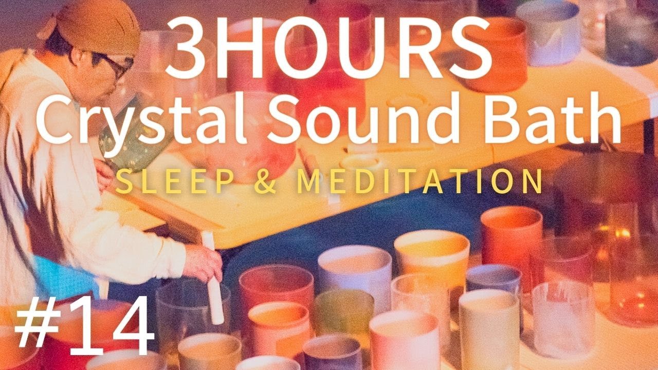 3 hours Crystal Sound Bath #14 - Alchemy Crystal Singing Bowls Healing ...