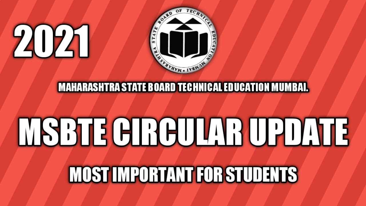 MSBTE NEW UPDATE | Summer Exam 2021 | MSBTE CIRCULAR | Online Mock Test ...