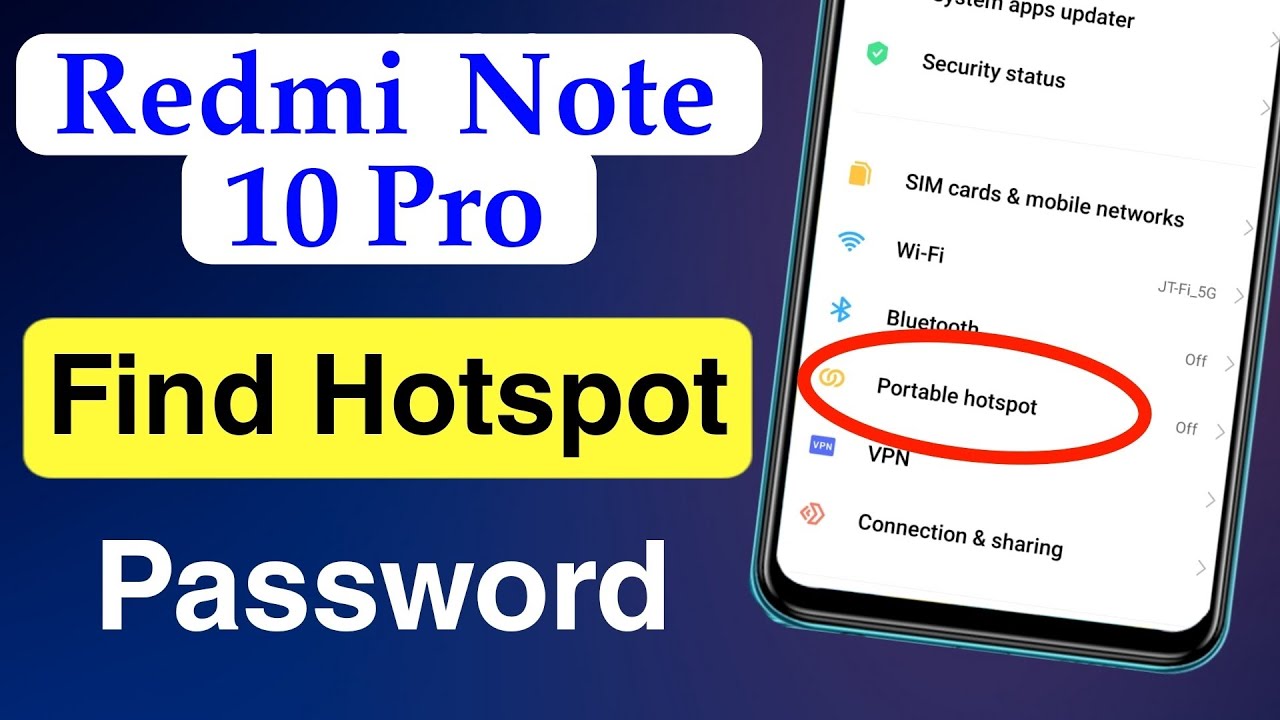 How to See Hotspot Password in Redmi Note 10 Pro |Redmi Note 10 Pro ...