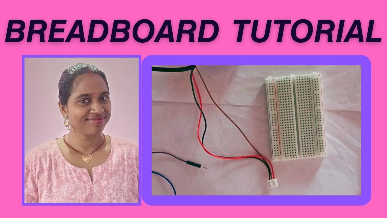 Breadboard LED circuit tutorial - YouTube