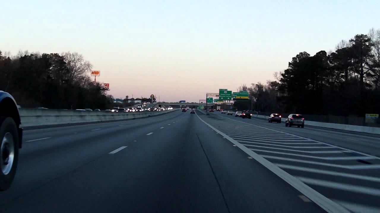 Interstate 26 (Exits 213 to 205) westbound - YouTube
