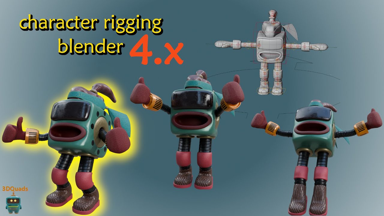 Character rigging blender 4.x Easy Steps - Rigify UI Layers - YouTube