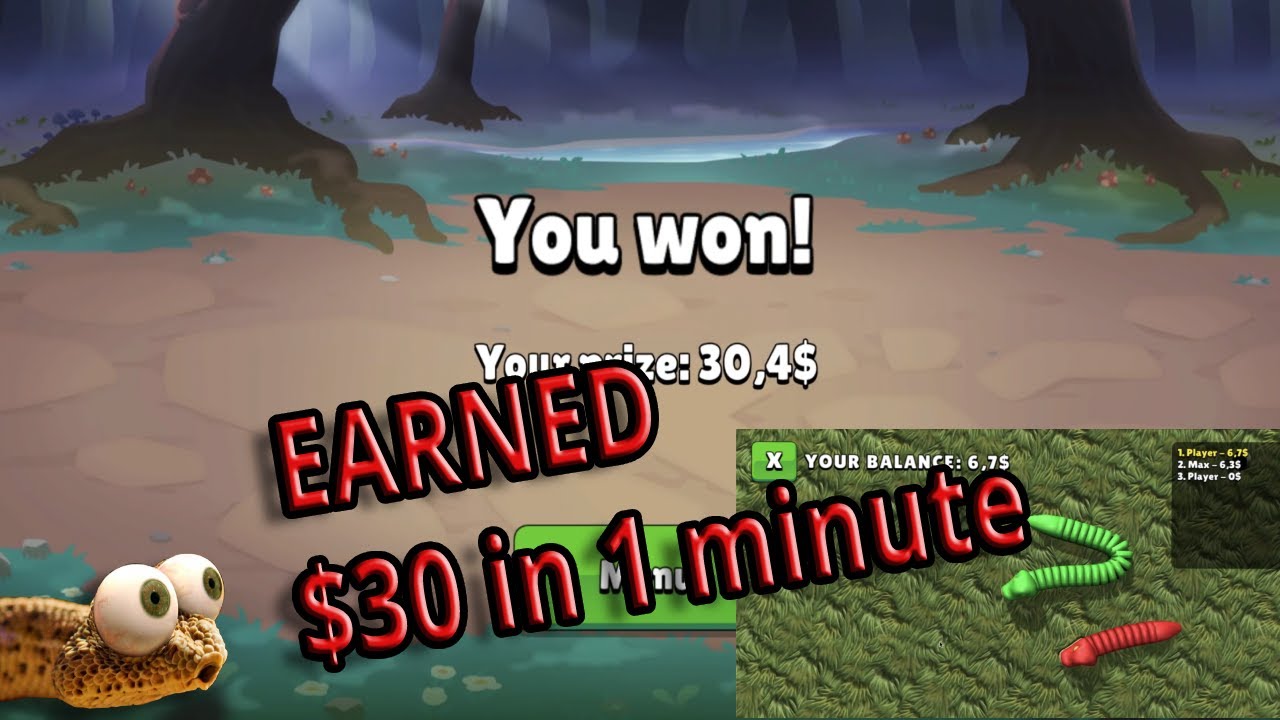 Like a Slitherio Gameplay TOP Play to Earn Game - YouTube