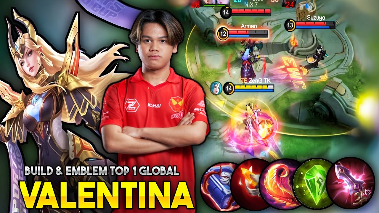 VALENTINA BEST BUILD 2024 | TOP 1 GLOBAL VALENTINA BUILD & EMBLEM ...