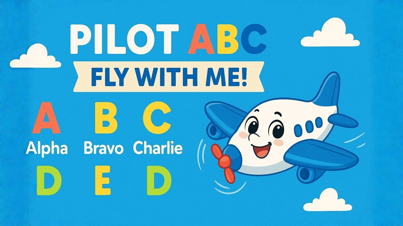 Pilot ABC Song for Kids ️ | Learn the Phonetic Alphabet with Fun! - YouTube