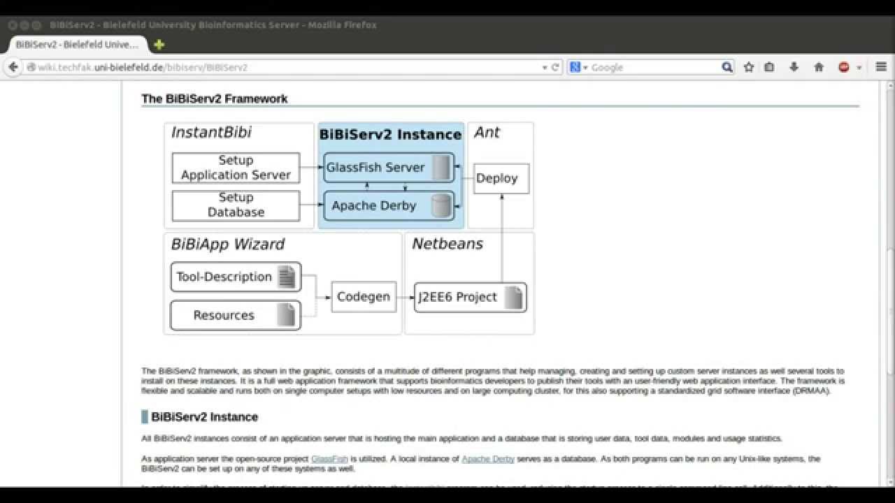 BiBiServ Video Tutorial (1) - Framework Setup - YouTube